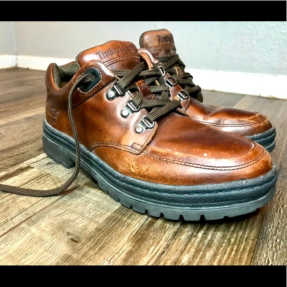 Timberland | Shoes | Vtg 9sy2k Mens Authentic Leather Timbs | Poshmark